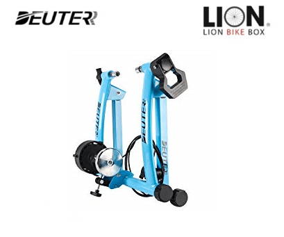 Deuter Bike Trainer: Rodillo Resistencia Magnética MT-04 AZUL + Banda Sudor. - Todotriatlon