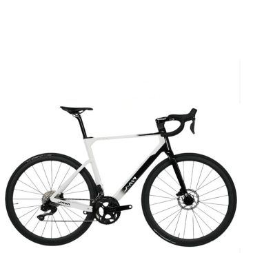Bicicleta Volata JAVA modelo Di2 R7170 Negra Blanca - Todotriatlon